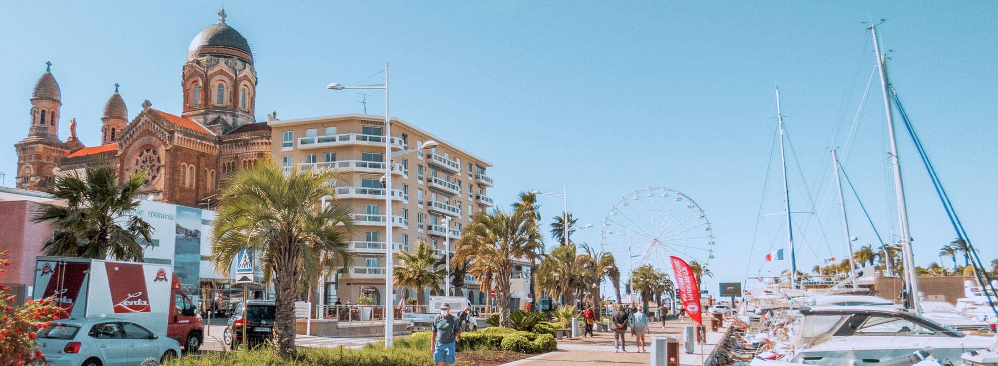 Saint-Raphaël seaside resort on the French Riviera - Esterel Caravaning